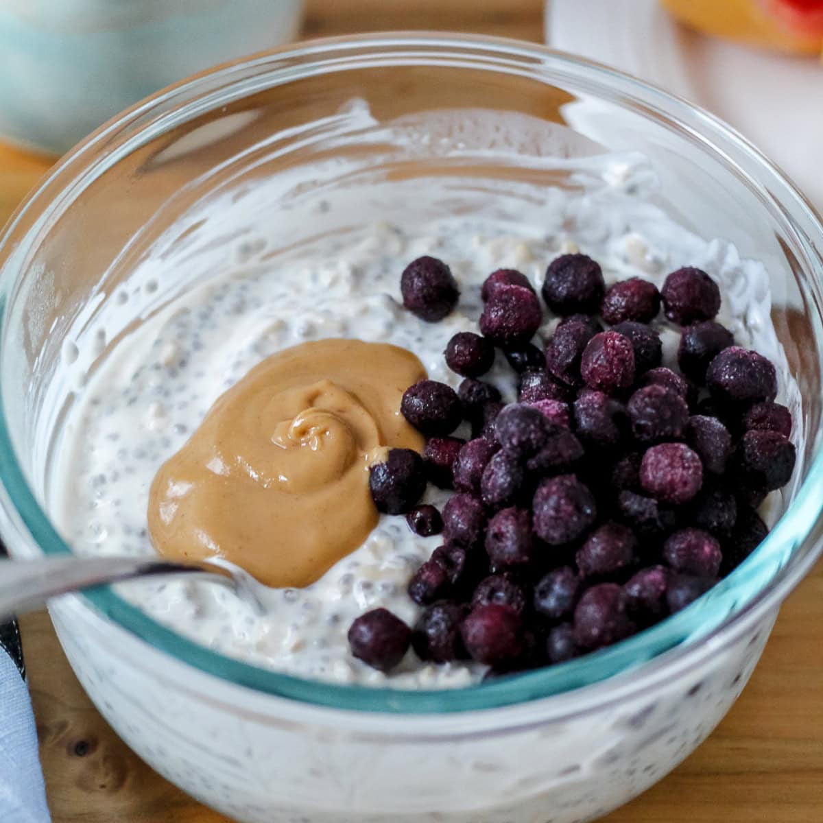 Maple Yogurt Chia Overnight Oats | Up Beet Kitchen